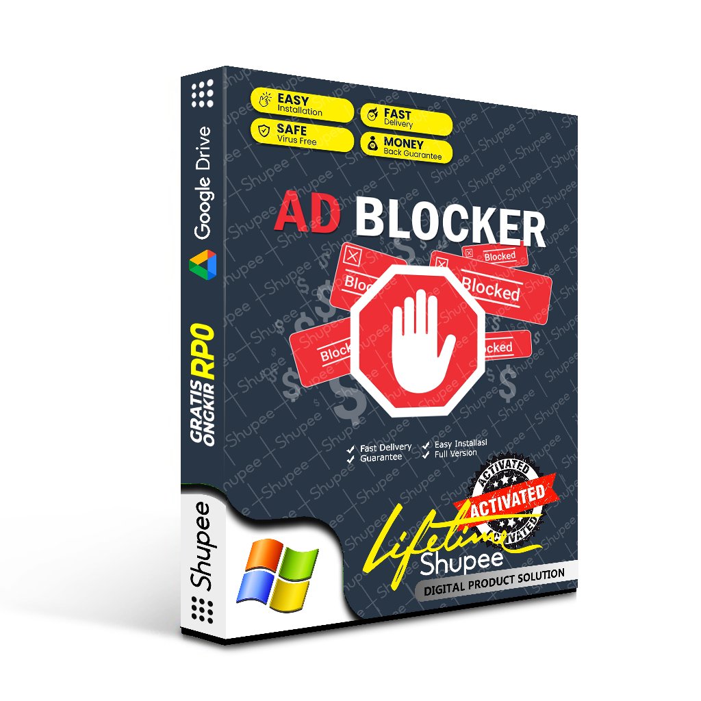Jual AdBlocker Ultimate Full Version | Shopee Indonesia