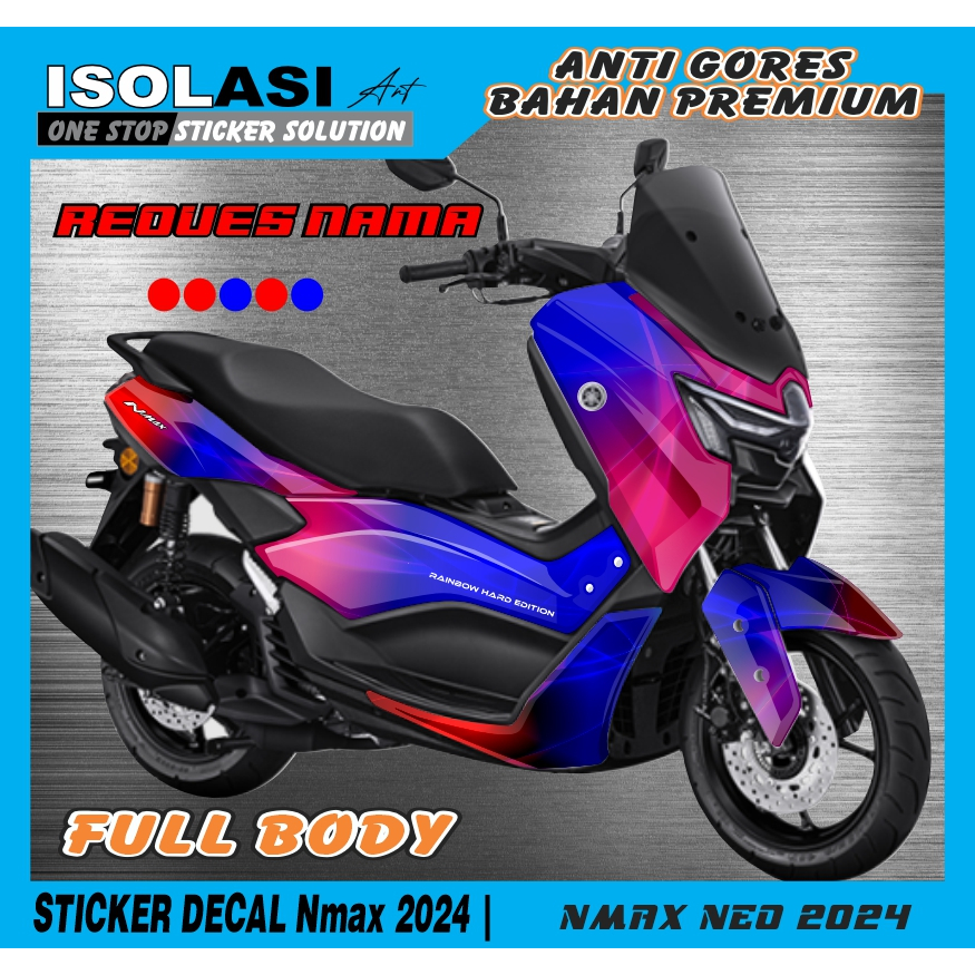Jual Decal Sticker yamaha Nmax neo/nmax turbo/nmax 2024 Fullbody Racing ...
