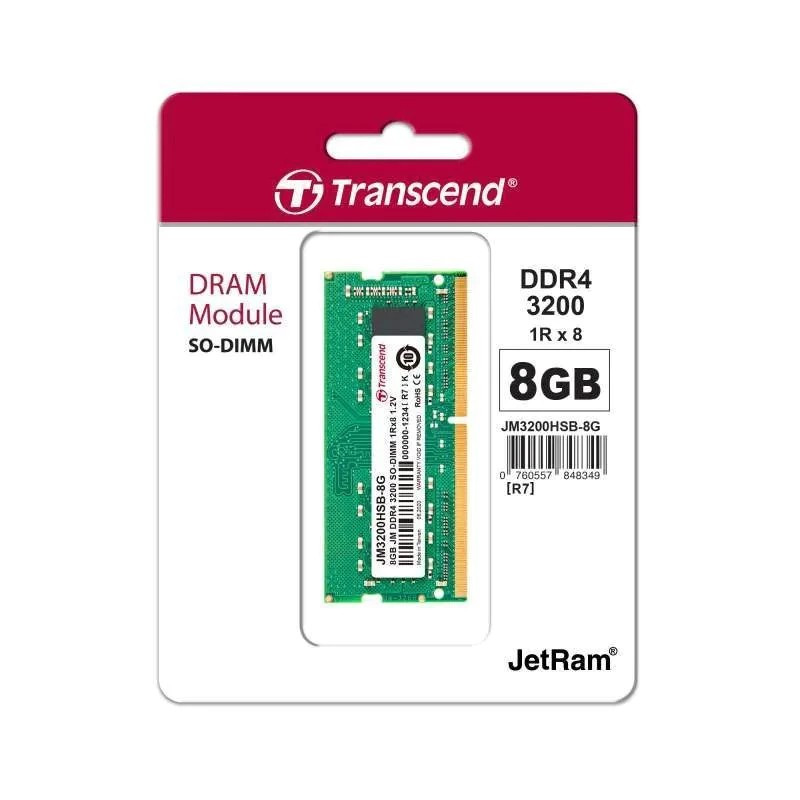 Jual Sodimm TRANSCEND 8GB DDR4 3200 JM3200HSB-8G | Shopee Indonesia