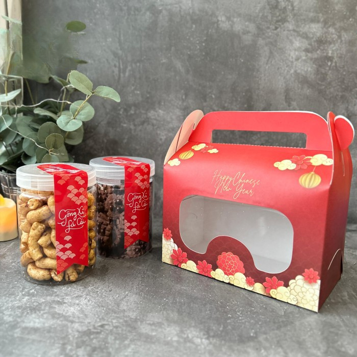 Jual 10 Pcs box packaging hampers kue kering edisi Chinese New Year ...