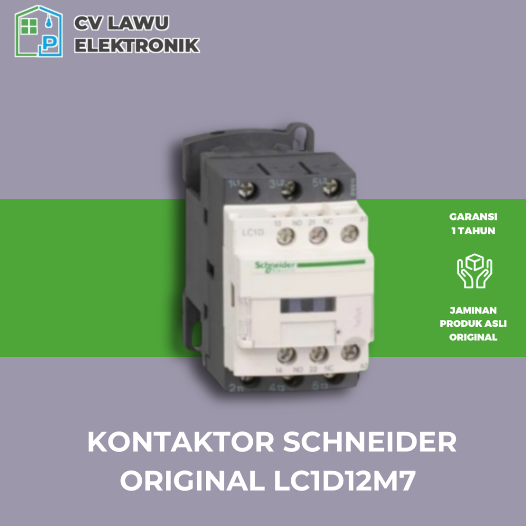 Jual Schneider Kontaktor Contactor 3 Phase 12A (M7) AC 220V LC1D12M7 | Shopee Indonesia