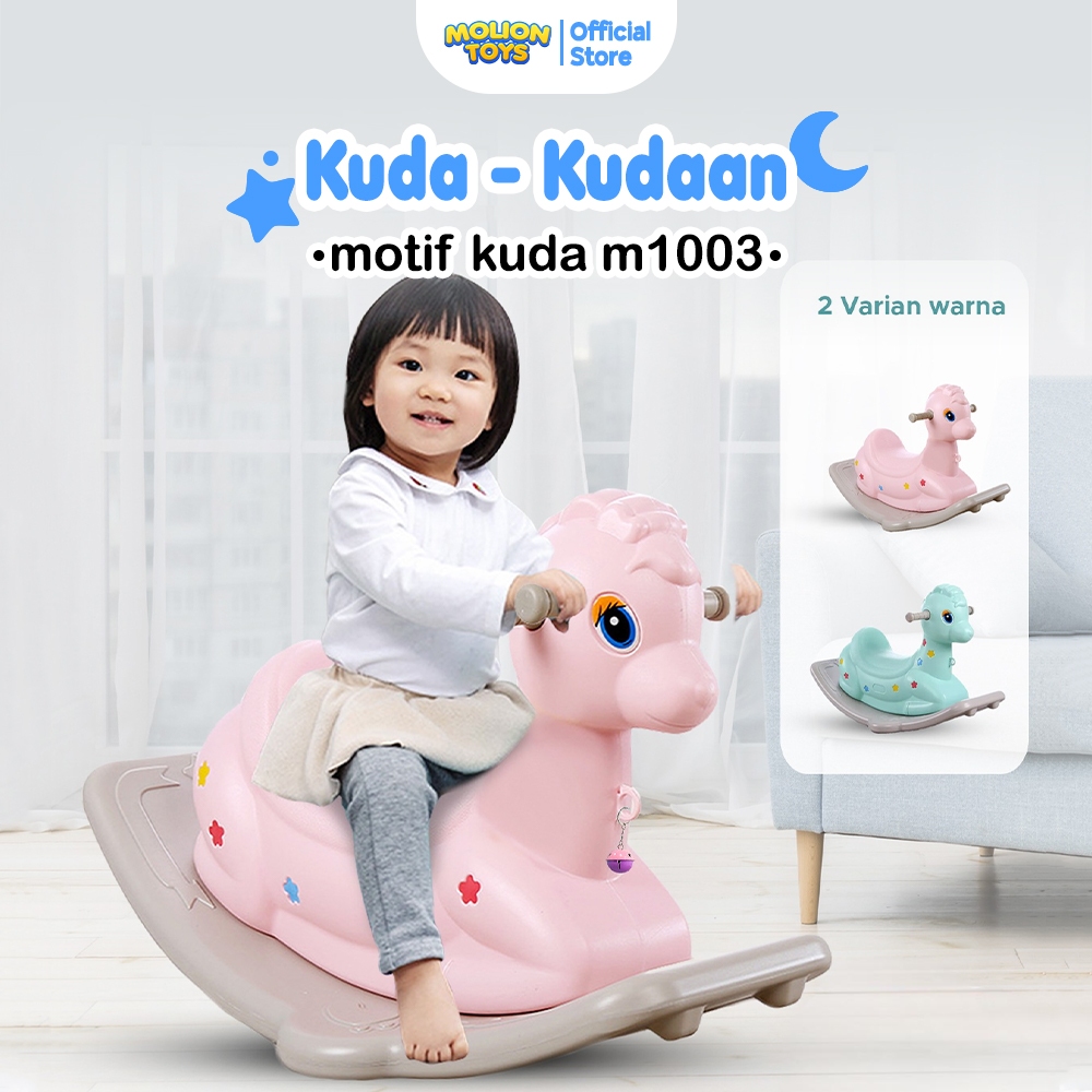 Jual 𝗠𝗢𝗟𝗜𝗢𝗡 𝗧𝗢𝗬𝗦 Mainan Kuda Kudaan Anak Rocking Horse M1003 Jungkat ...