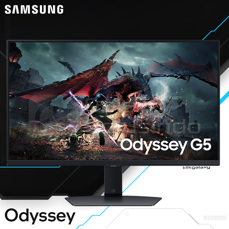 Jual Samsung Odyssey G5 LS27DG502 27" IPS 180Hz QHD Gaming Monitor ...