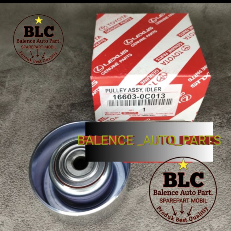 Jual PULLEY TENSIONER VAN BELT FORTUNER HILUXI NNOVA(16603-0C013 ...