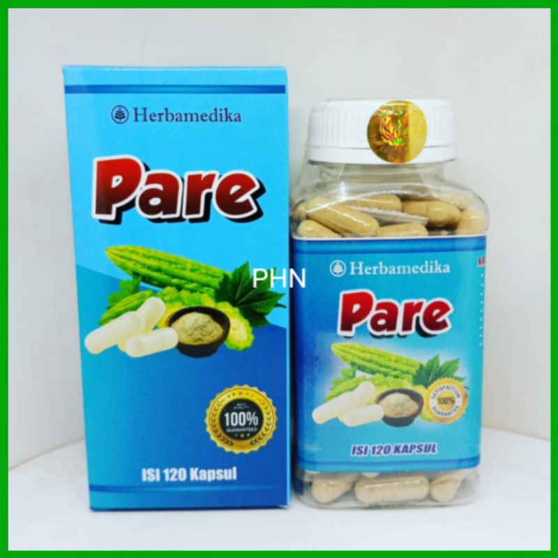 Jual herbal pare herbamedika isi 120 kapsul | Shopee Indonesia