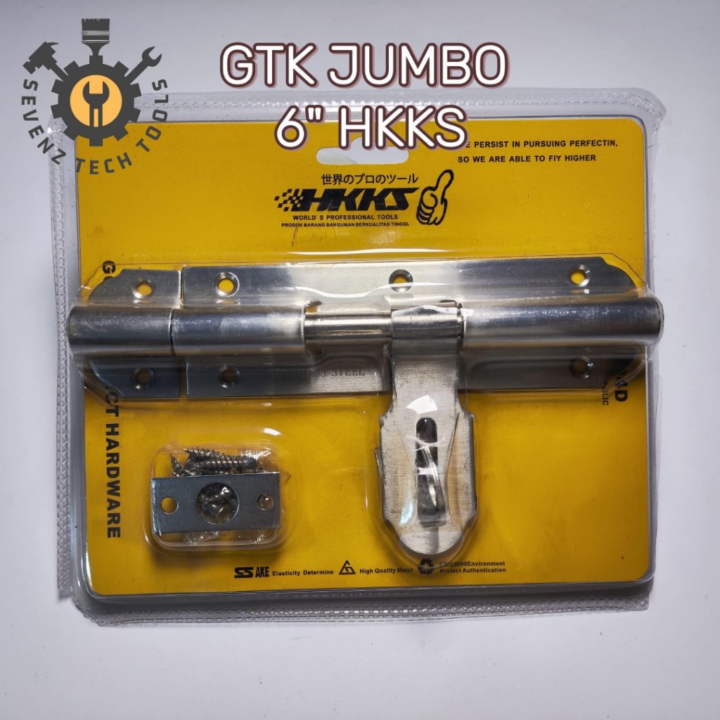 Jual GTK JUMBO 6" STAINLESS STEEL / GRENDEL OVERPAL 6" JUMBO / GRENDEL ...