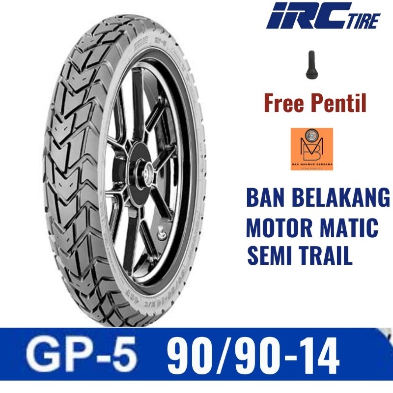 Jual Ban Motor Matic IRC Original GP5 90 90 Ring 14 Tubeless | Shopee Indonesia