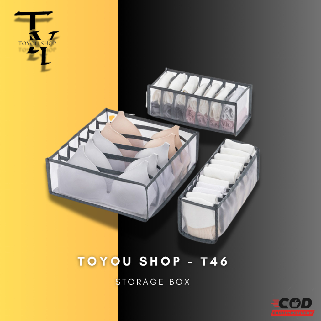 Jual [TOYOU SHOP T46] STORAGE BOX | TEMPAT PENYIMPANAN PAKAIAN DALAM ...