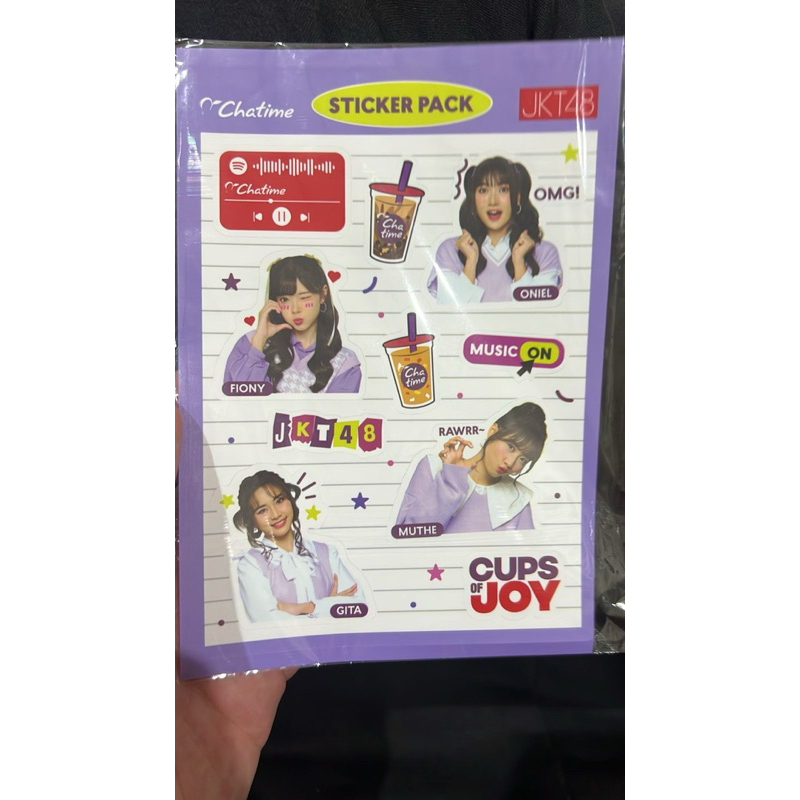 Jual Sticker Chatime X JKT48 2024 | Shopee Indonesia