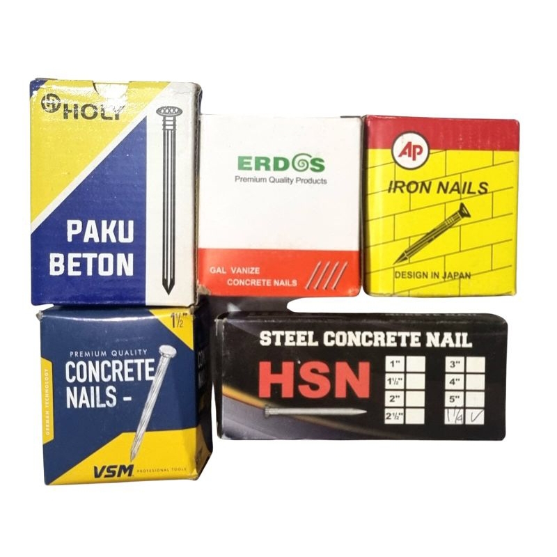 Jual Paku Cor / Paku Beton Putih 1", 1¼", 1½", 2", 2½", 3", 4", 5 ...