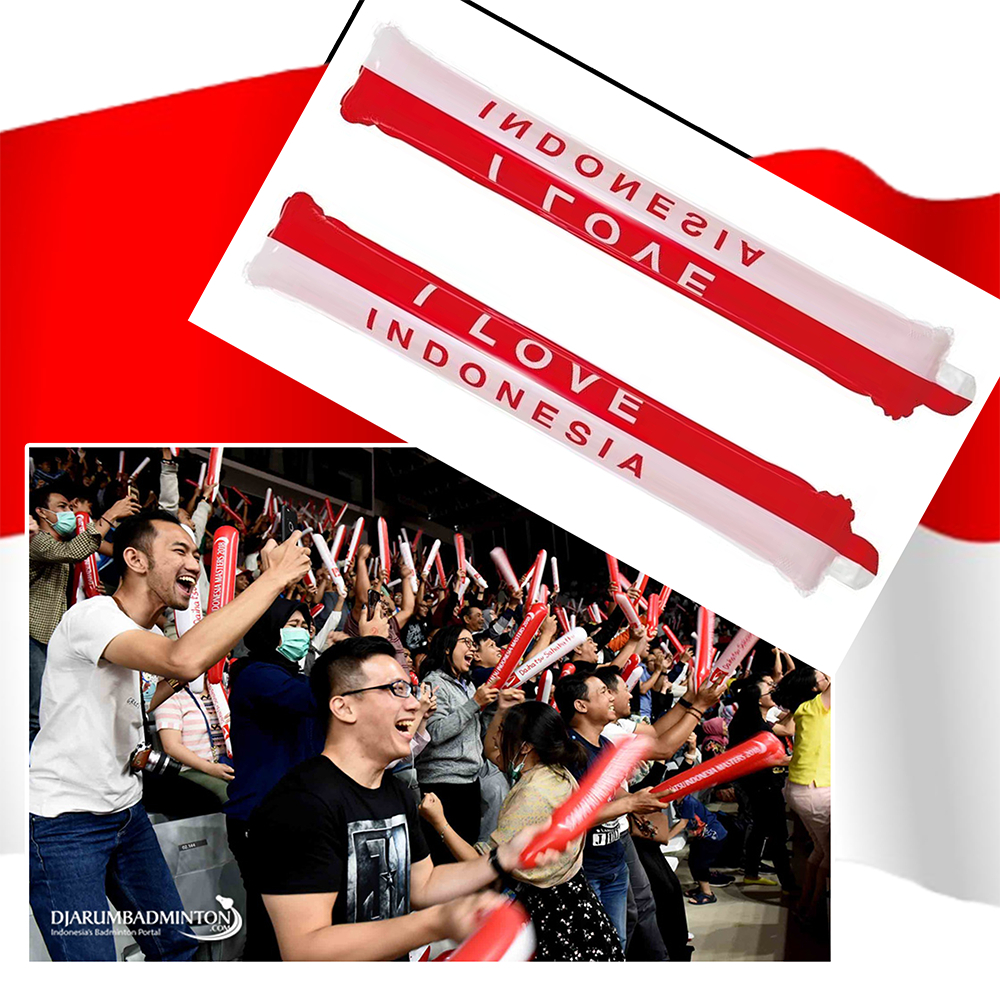Jual 1 PASANG FOIL - BALON TEPUK I LOVE INDONESIA MERAH PUTIH / Balon ...