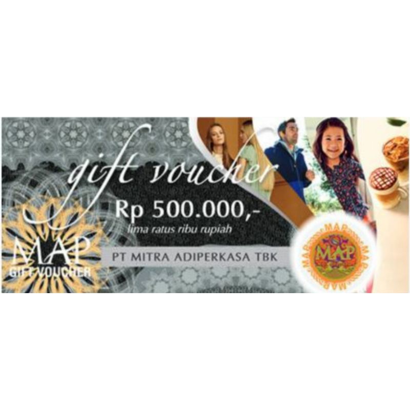 Jual GIFT VOUCHER MAP MITRA ADI PERKASA 500K (EXP 31 DES 2027) | Shopee ...