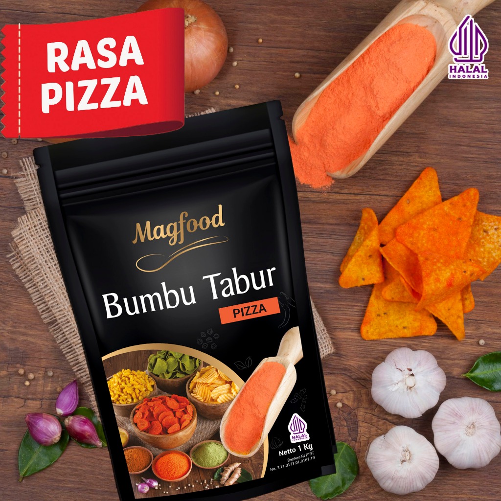 Jual Magfood Bumbu Tabur Rasa Pizza [100g / 500g / 1kg] | Shopee Indonesia