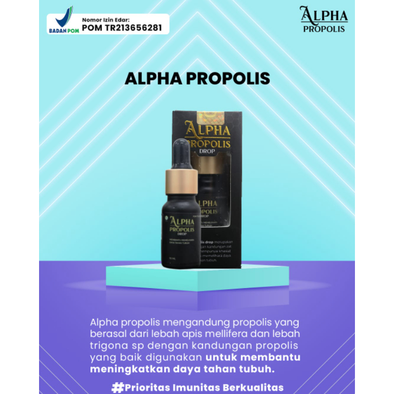 Jual Alpha Propolis Drop Original Antioksidan Mengatasi Diabetes Toko ...
