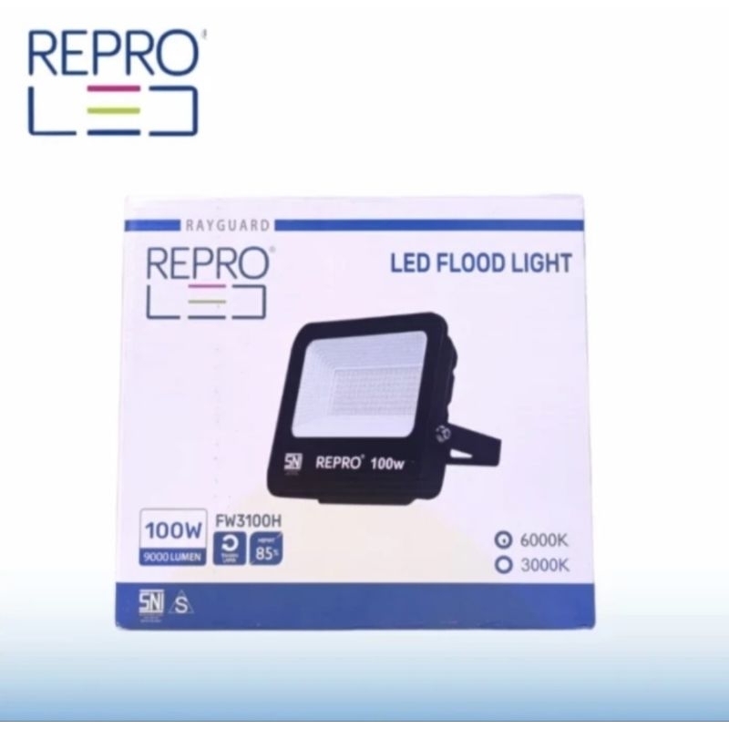 Jual Lampu Sorot Led 100W Outdoor SNI Rayguard REPRO | Shopee Indonesia