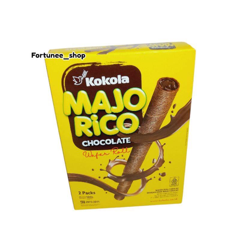 Jual Kokola MajoRico 100 gr / Wafer Roll Cokelat | Shopee Indonesia