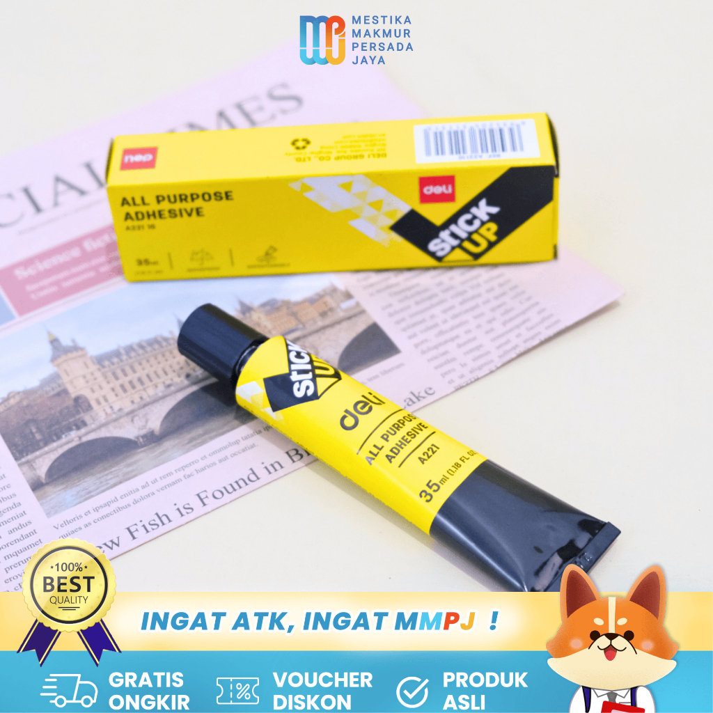 Jual Deli Lem Super Glue Perekat Serbaguna 35 Ml / Lem Kertas Cair Kuat ...