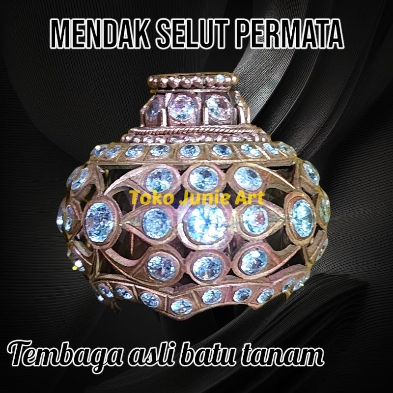 Jual Mendak Selut Tembaga Batu permata halusan | Shopee Indonesia