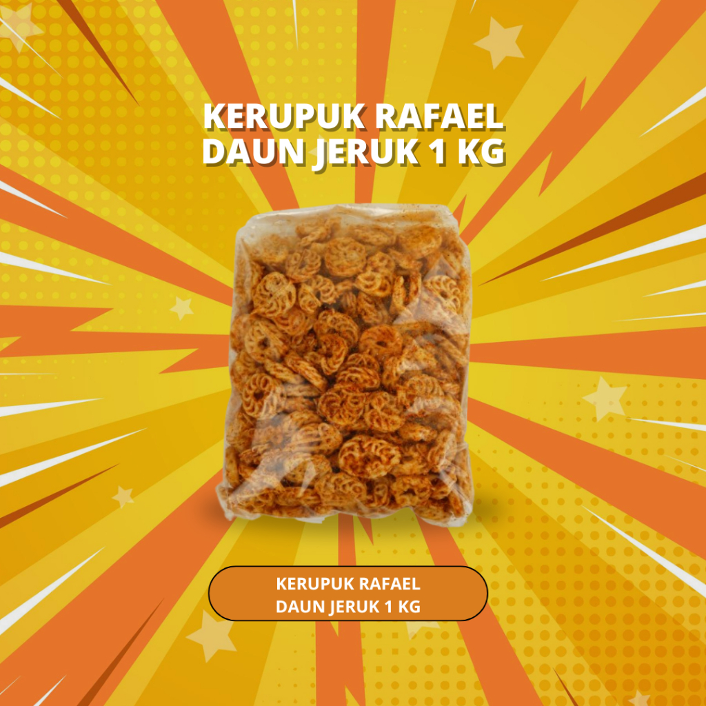 Jual Kerupuk Rafael Daun Jeruk 1 KG | Shopee Indonesia
