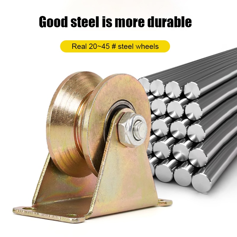 Jual Roda Pagar Model/ Roda Besi Pagar/ Roda Rel/ Roda Pintu Pagar Besi ...