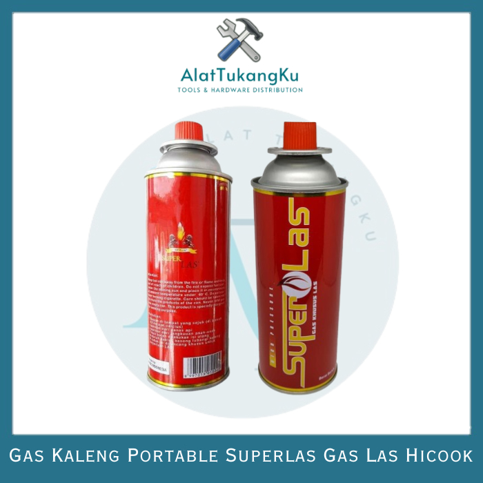 Jual SUPERLAS TABUNG GAS KALENG PORTABLE / GAS KALENG / GAS LAS HICOOK ...