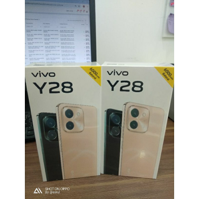 Jual Vivo Y28 8/128, Baterai 6000 mAh, Garansi Resmi 100% Original | Shopee Indonesia