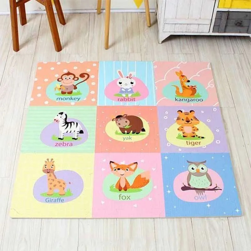 Jual Karpet / Matras Puzzle bermain Anak Bonbox BMP 60 Angka Alfabet ...
