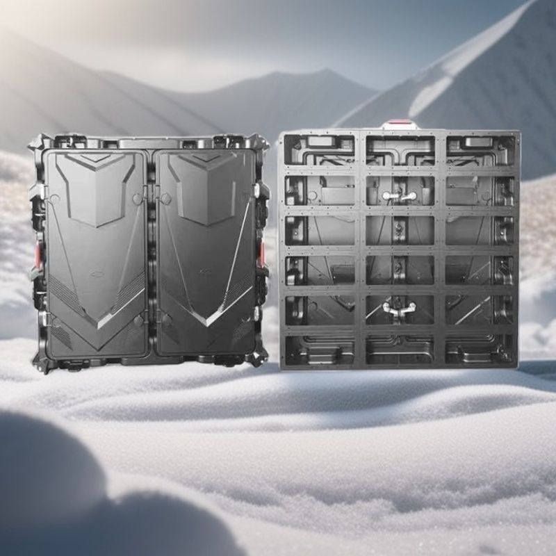 Jual led videotron cabinet aluminium cabinet diecast 960x960mm outdoor ...