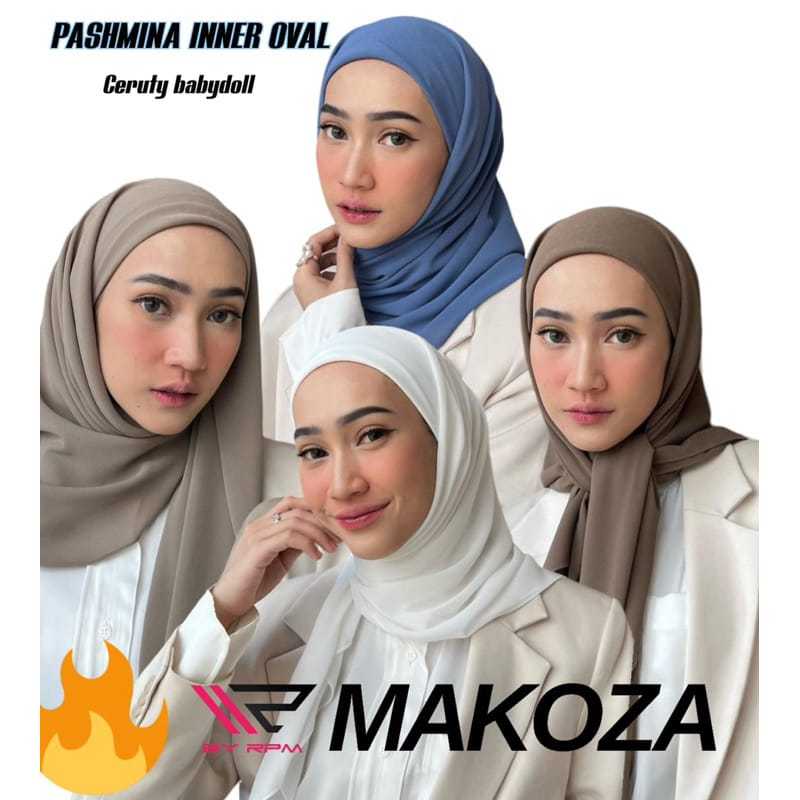 Jual PASHMINA INNER OVAL/PASHMINA INNER CURVE/HIJAB INSTAN | Shopee ...