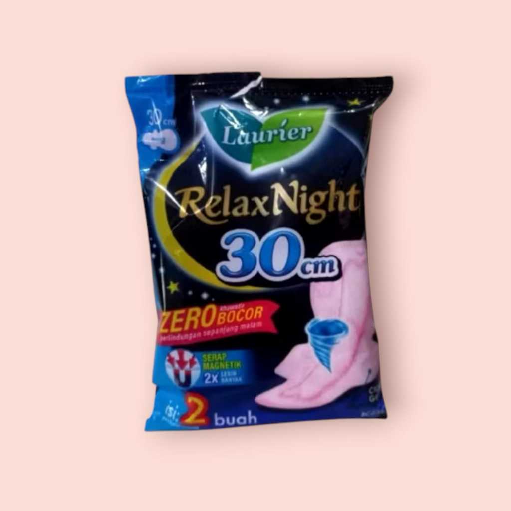 Jual LAURIER RELAX NIGHT WING 30CM {1 RENCENG ISI 5 SACHET} - ZERO ANTI ...