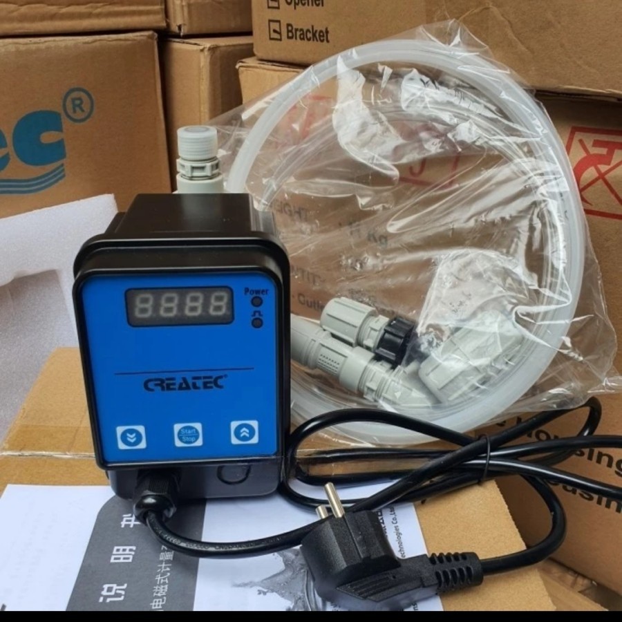 Jual Dosing Pump CREATEC Pompa Injeksi E0702 7bar 2L/jam | Shopee Indonesia