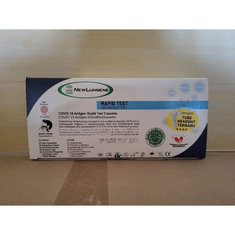 Jual Alat Tes Covid New Lungene Ecer Swab Antigen Original | Shopee ...