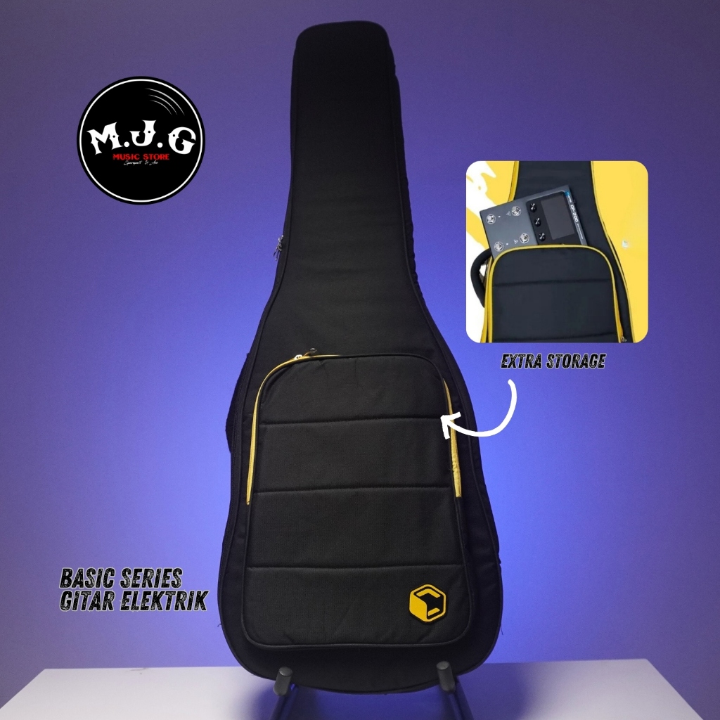 Jual tas gigbag semi hardcase gitar elektrik by octa case kedap air ...