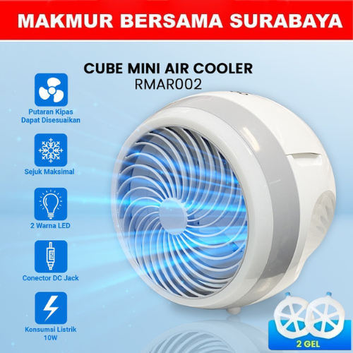 Jual DENPOO Mini Air Cooler RMAR002 / Mini Air Cooler Portable Round ...