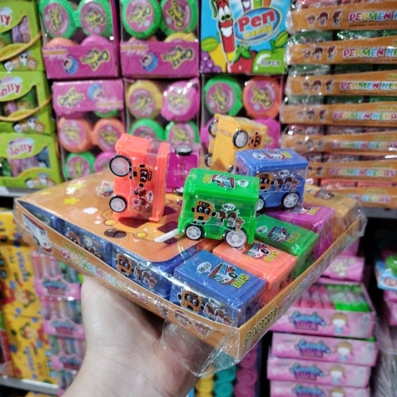 Jual PERMEN MINI BUS/ PERMEN SANKIE ANEKA RASA ISI 20 pcs | Shopee ...