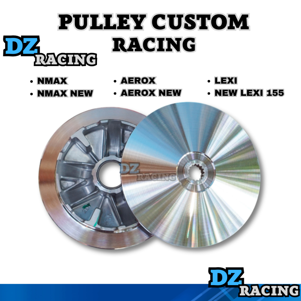 Jual Pulley Custom Interlock Aerox Nmax Lexi 13,5 13,8 Pully Rumah ...