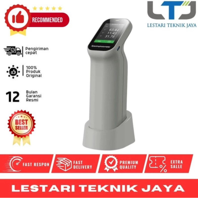 Jual Colorimeter Color Meter RGB CIE Pembaca Warna DS-200 Reader DS200 ...