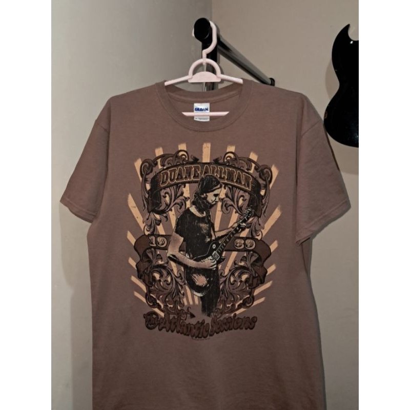 Jual Kaos band rock vintage Allman Brothers Duane Allman tag Gildan Ultra | Shopee Indonesia