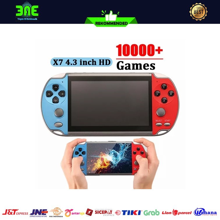Jual Gameboy X7 MP5 Handlhed Console Portable PSP Retro Game 8GB 4 ...