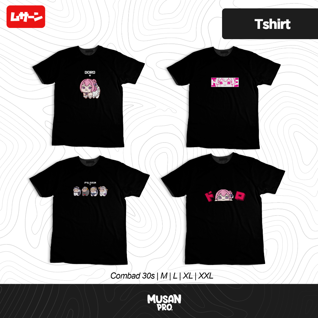 Jual Tshirt NIKKE - Doro - Musan - Fan Merch | Shopee Indonesia