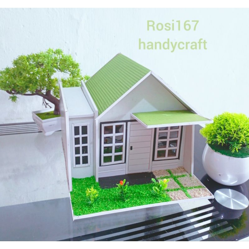 Jual miniatur rumah dr kardus | Shopee Indonesia