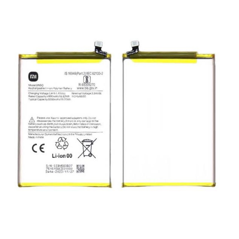 Jual BATERAI XIAOMI REDMI 13C / BN5Q / BATRE BATTERY ORI | Shopee Indonesia
