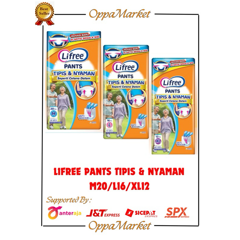Jual LIFREE PANTS TIPIS & NYAMAN POPOK CELANA DEWASA M20/L16/XL12 | Shopee Indonesia
