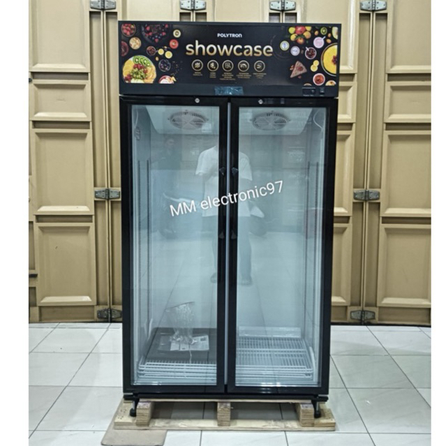 Jual Showcase Polytron 2 pintu 586 ltr SCN-610 SCN610 | Shopee Indonesia