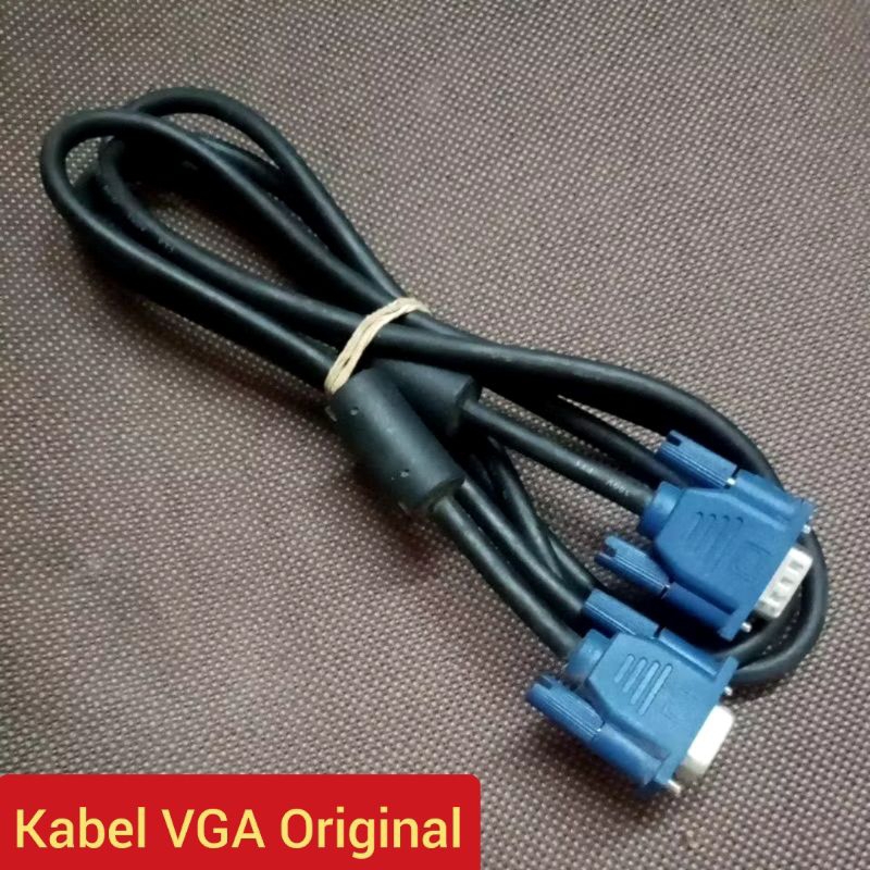 Jual Kabel VGA Standar ORI - Kabel VGA Komputer ori cabutan | Shopee ...