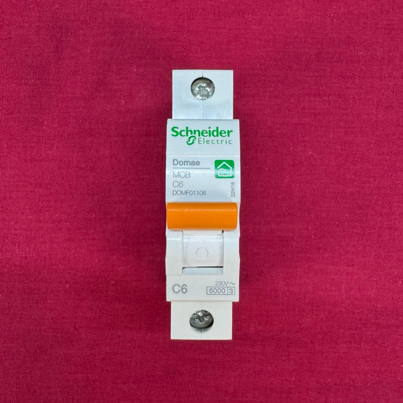 Jual Schneider Electric NEW DOMAE MCB 6A 1P 6KA - DOMF01106 | Shopee Indonesia