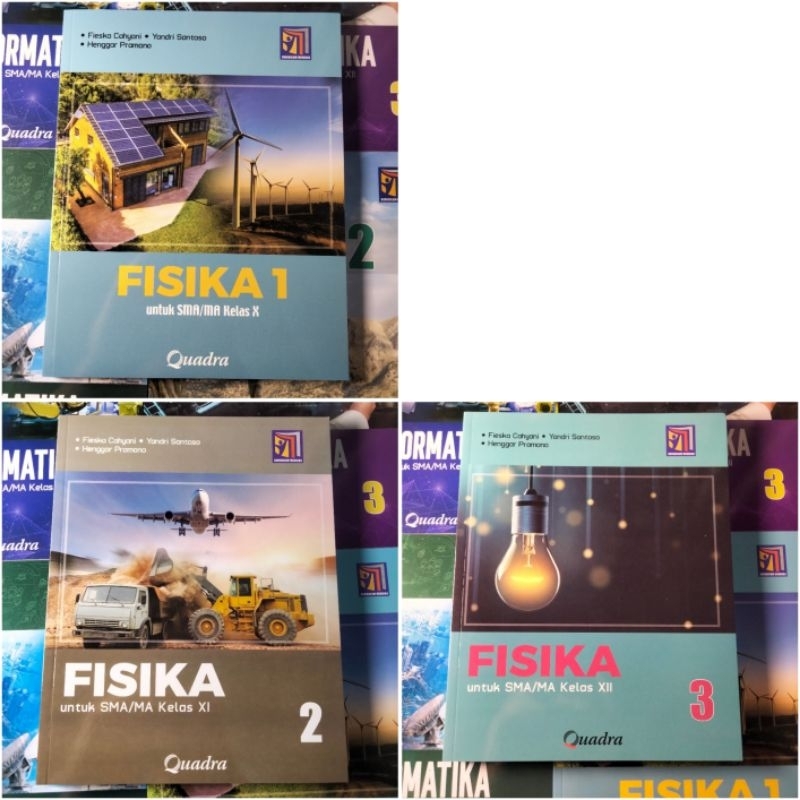 Jual Buku Paket Fisika SMA Quadra Kelas 10-12 Kurikulum Merdeka | Shopee Indonesia