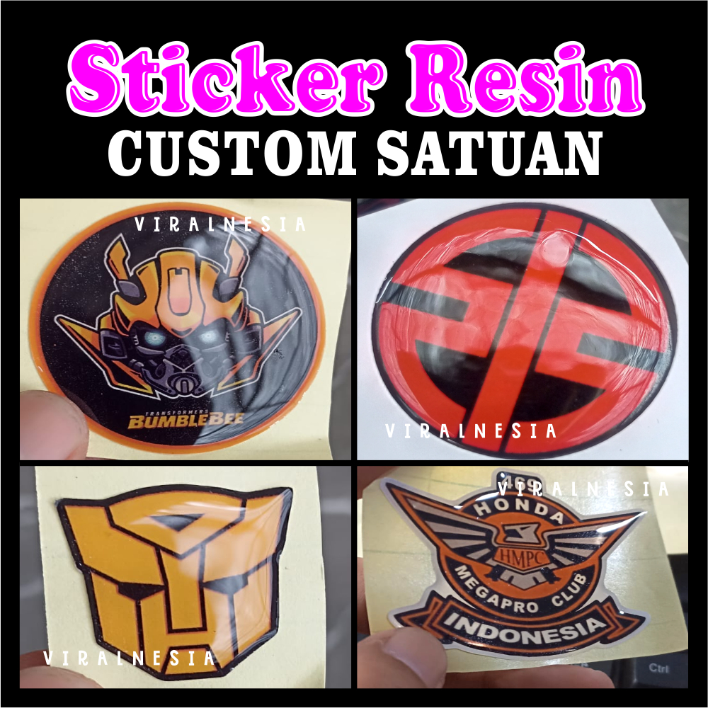 Jual STICKER RESIN TIMBUL LENTUR Ukuran 3 CM - VIRALNESIA | Shopee ...