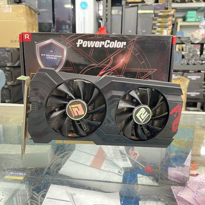 Jual VGA POWERCOLOR RX 570 8GB DDR5 | Shopee Indonesia