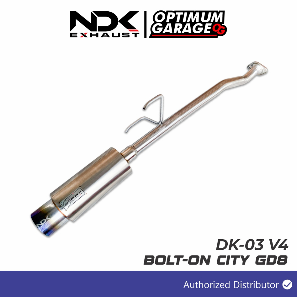 Jual KNALPOT MOBIL NDK EXHAUST MUFFLER DK-03V4 BOLTON MOBIL HONDA CITY ...